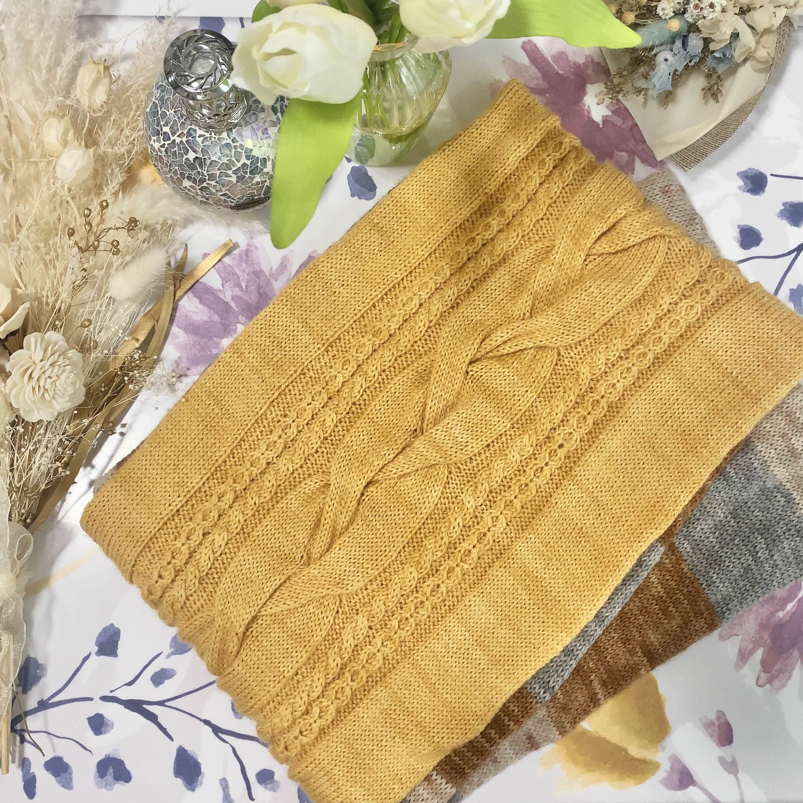 Sheepl original ハーフ三つ編みスヌード【糸の宝石箱】パターン – あみもの工房sheepl