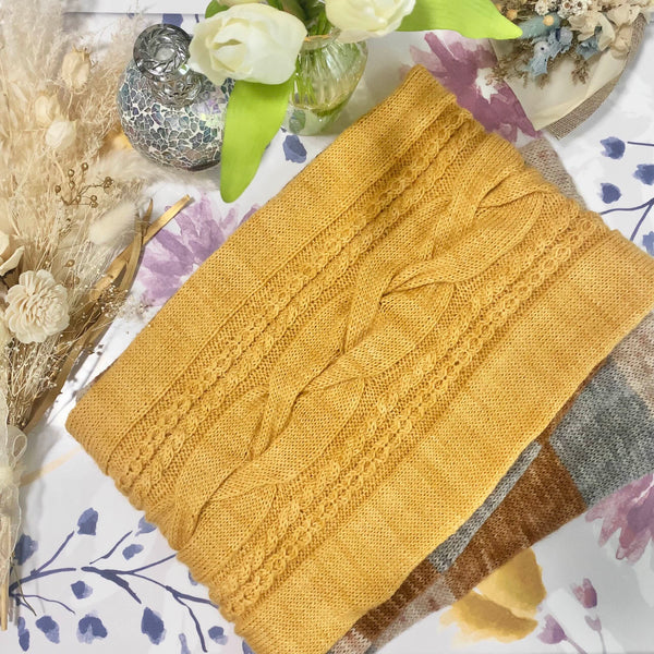 Sheepl original ハーフ三つ編みスヌード【糸の宝石箱】パターン – あみもの工房sheepl